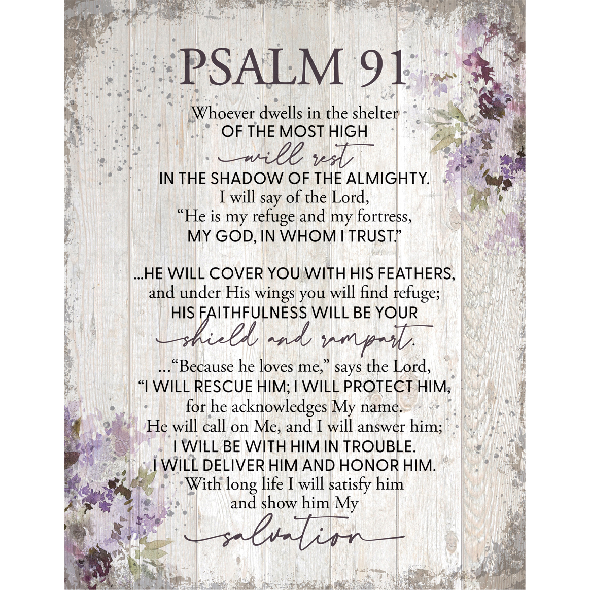 Psalm 91 Wood Plaque Michaels Psalm 91 Wood Plaque Michaels